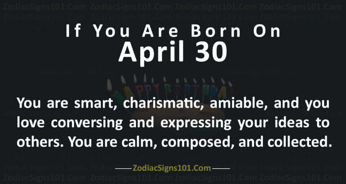 April 30 Zodiac Is Taurus, Birthdays And Horoscope - ZodiacSigns101 April 30 Zodiac Is Taurus, Birthdays And Horoscope - ZodiacSigns101